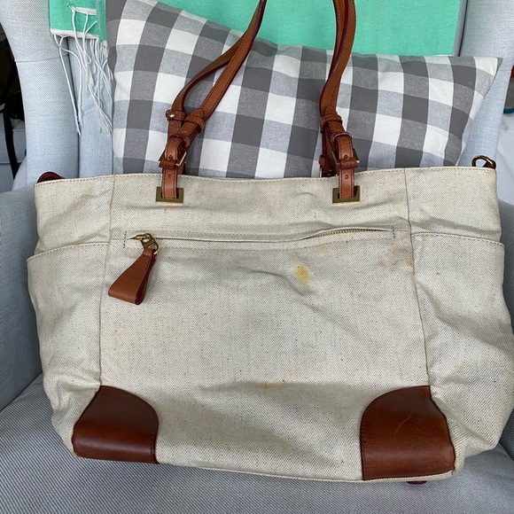 MZ Wallace | Bags | Mz Wallace Canvas And Leather Laptop Tote | Poshmark